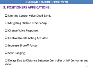 Instrumentation positioner presentation | PDF