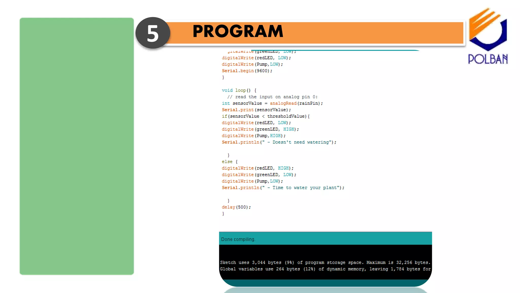 Pemupukan Tanaman Otomatis Berbasis Arduino | PPTX
