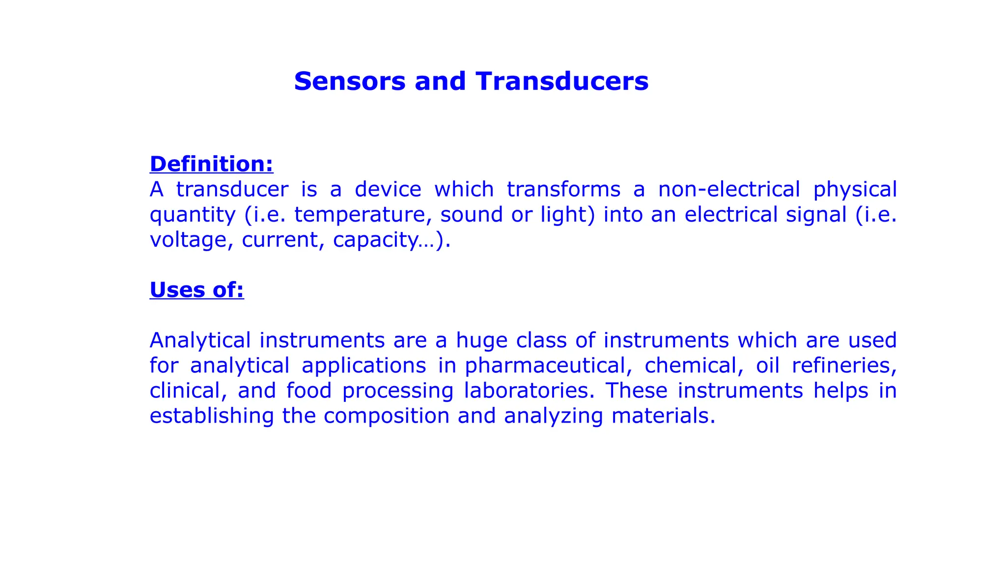 Instrumentation Sensors Transducers_Lecture Part 2 Sept -2024.pptx