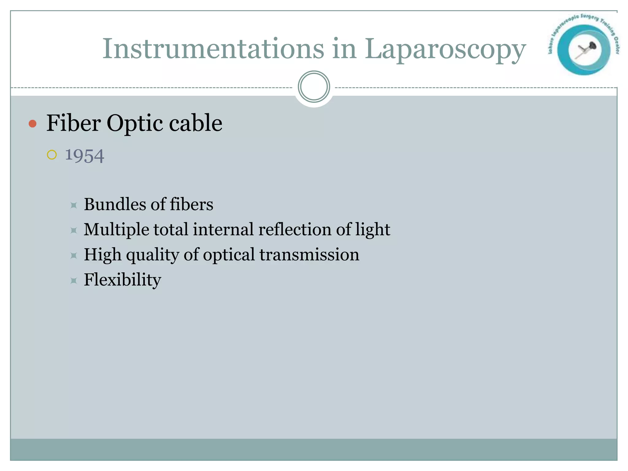 Instrumentations In Laparoscopic Surgery Pptx