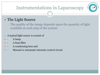 Instrumentations in laparoscopic surgery | PPTX