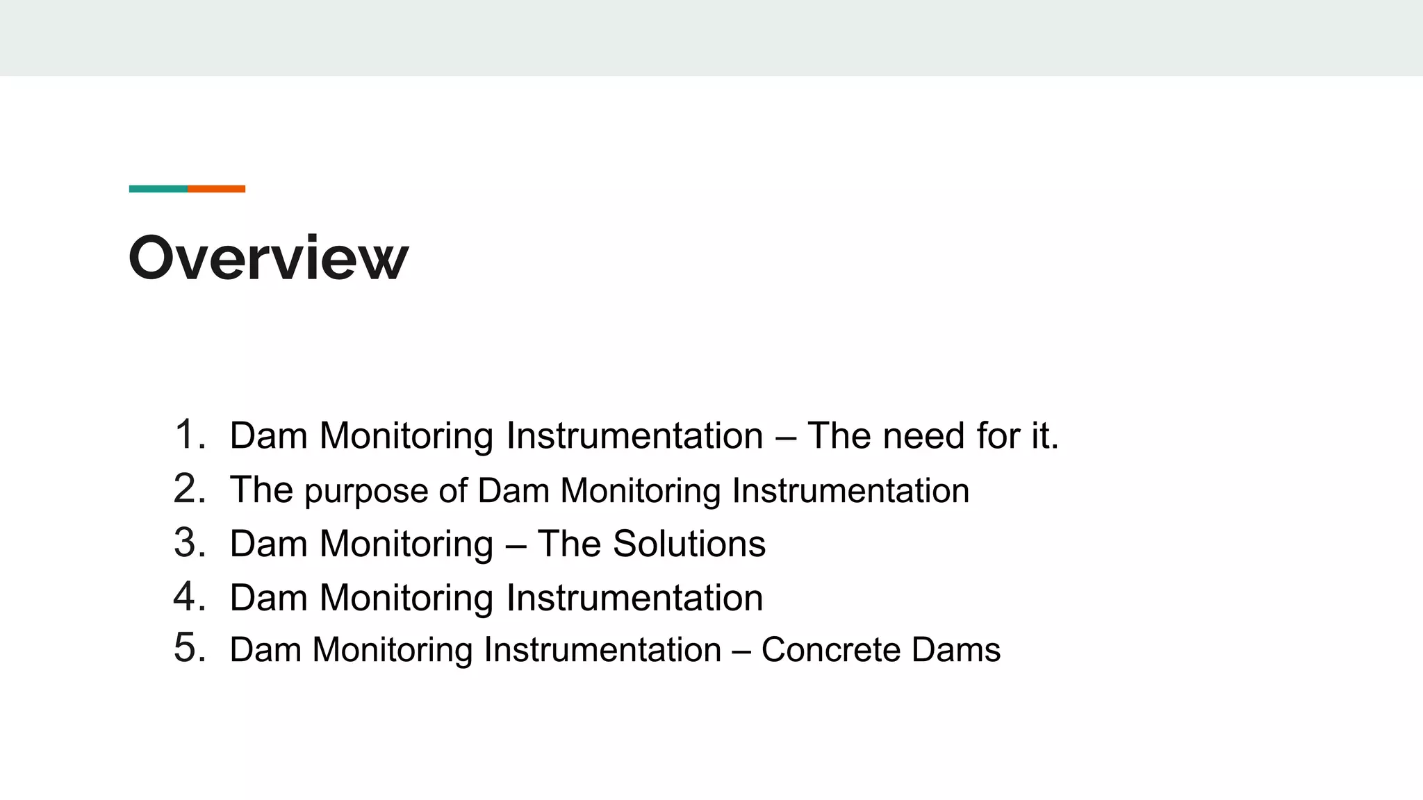 Instrumentation & Structural Monitoring of Dams | PPTX