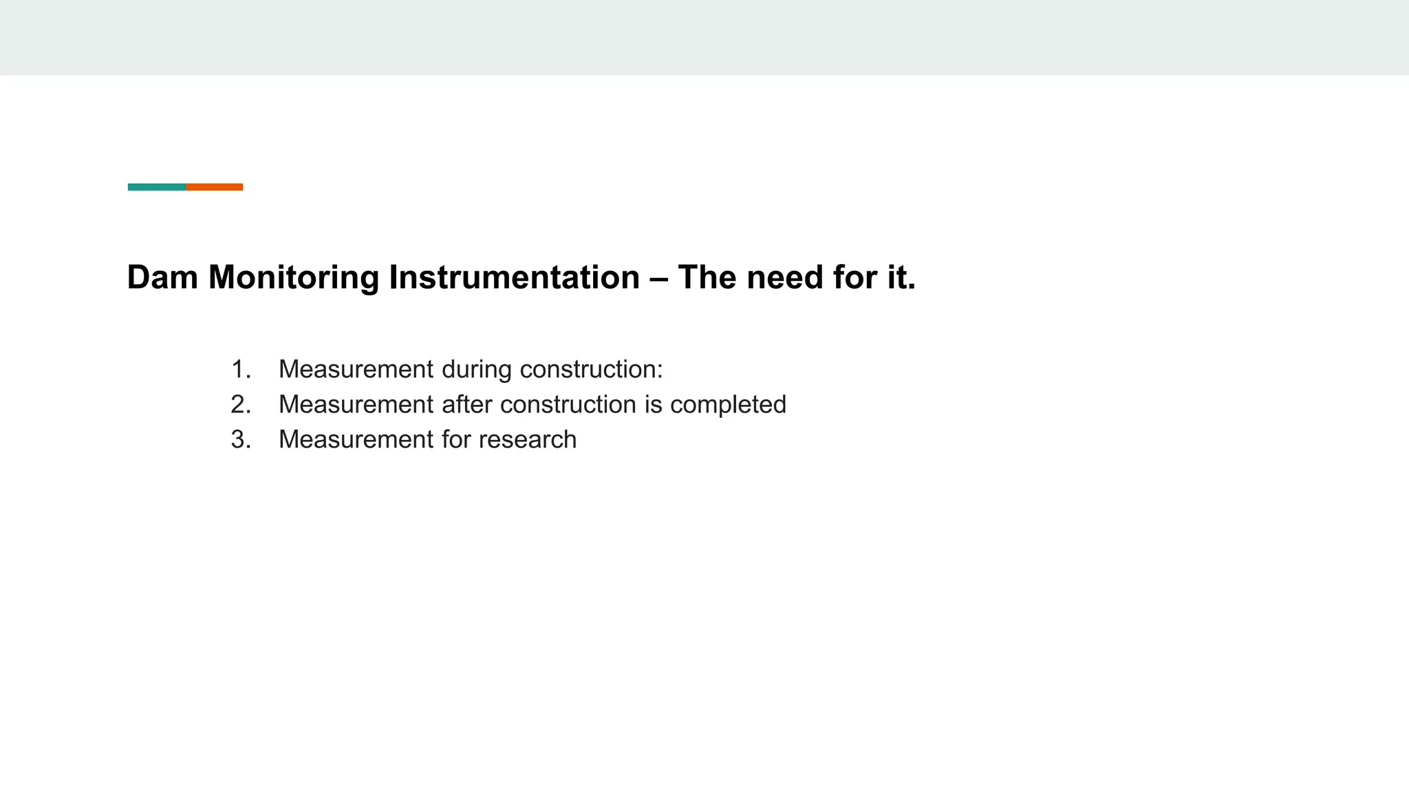 Instrumentation & Structural Monitoring of Dams | PPTX