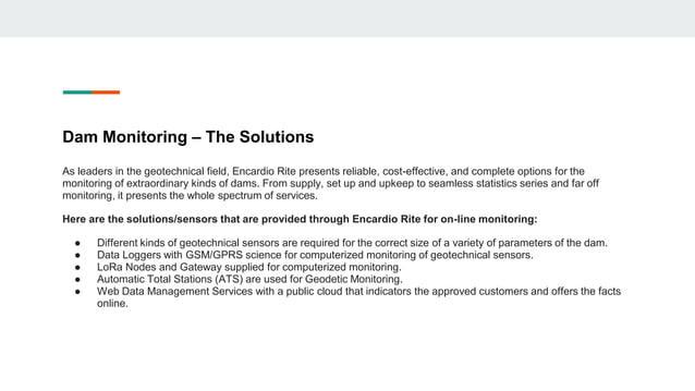 Instrumentation & Structural Monitoring of Dams | PPTX