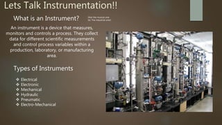 Instrumentation technical leadership | PPT