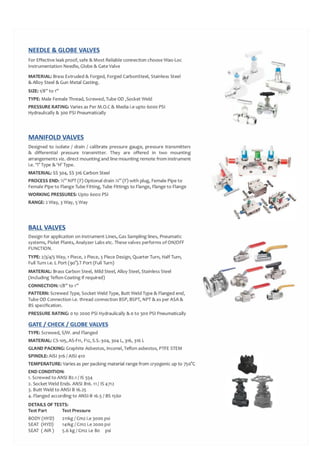 Instrumentation valves Fittings.pdf