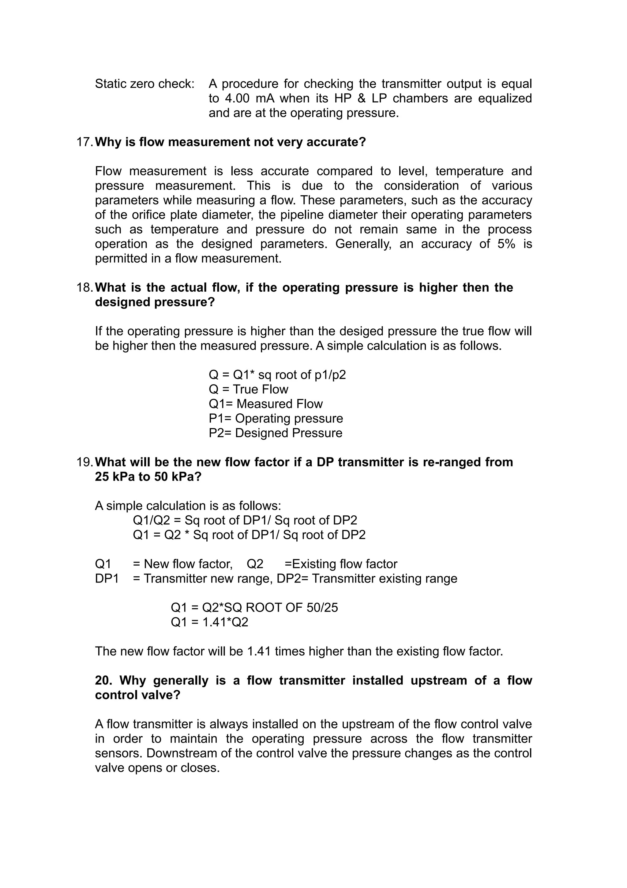 Basic Instrument Presentation ( pressure ) | PDF