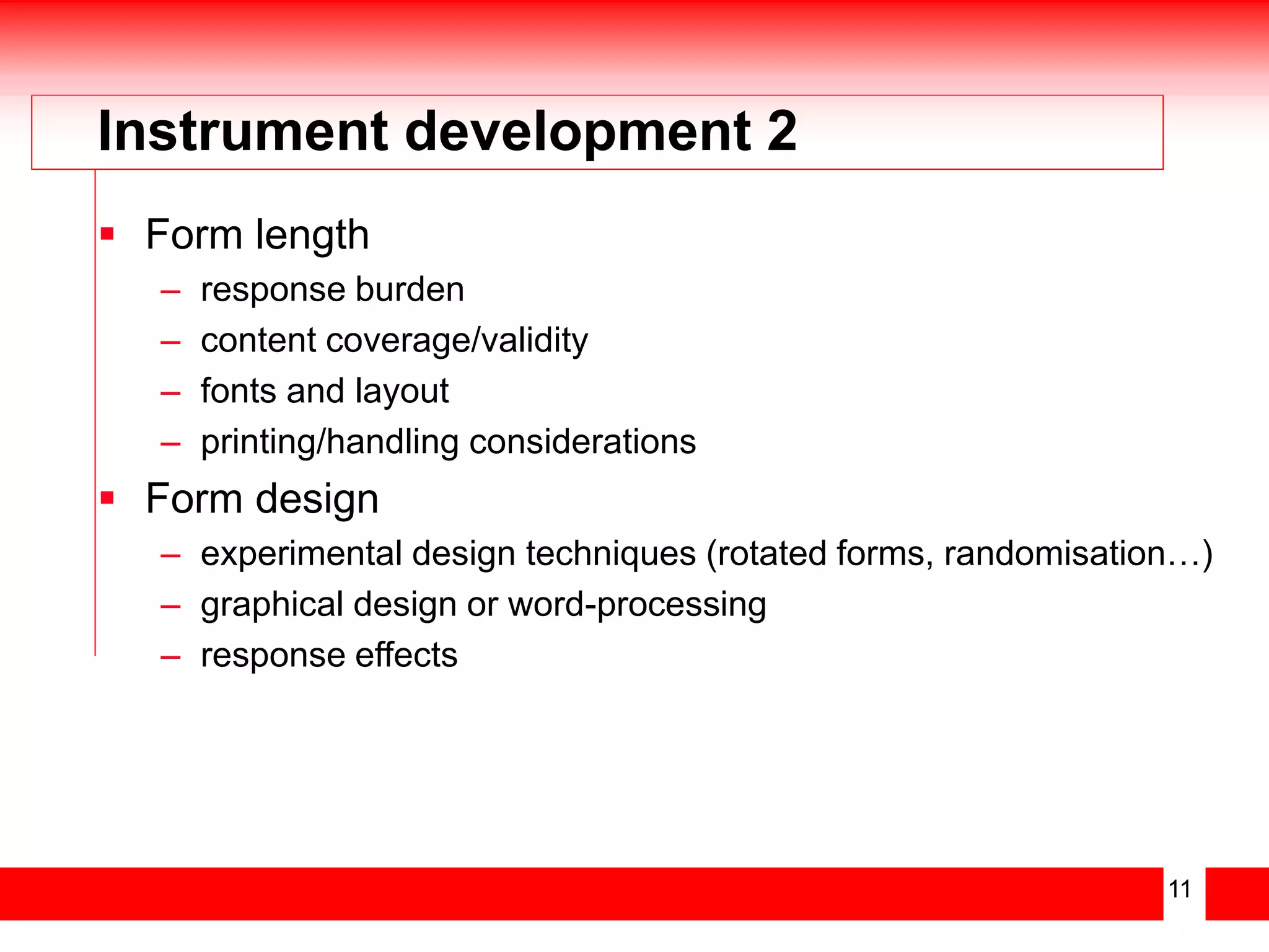 Instrument development process | PPT