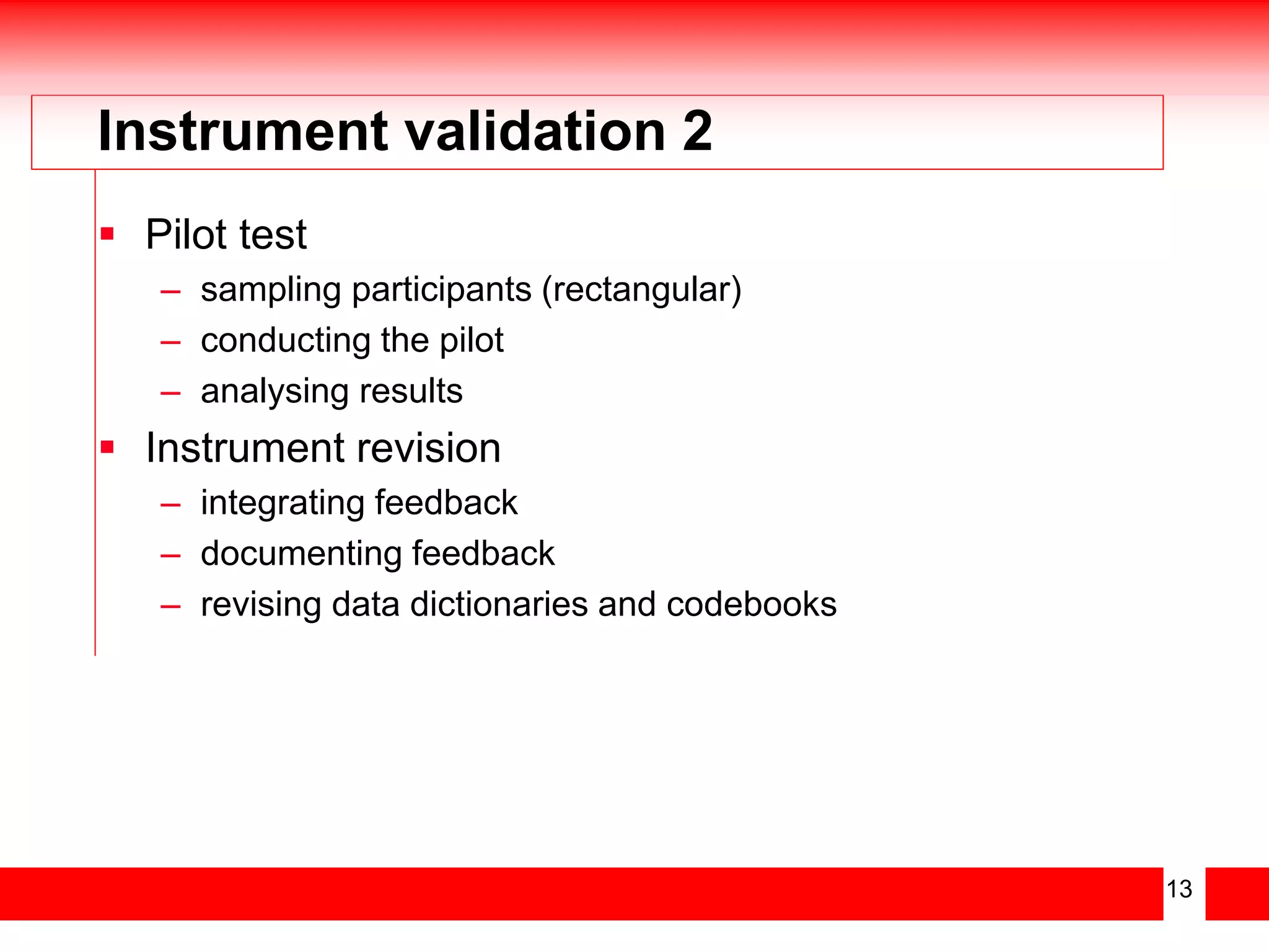 Instrument development process | PPT