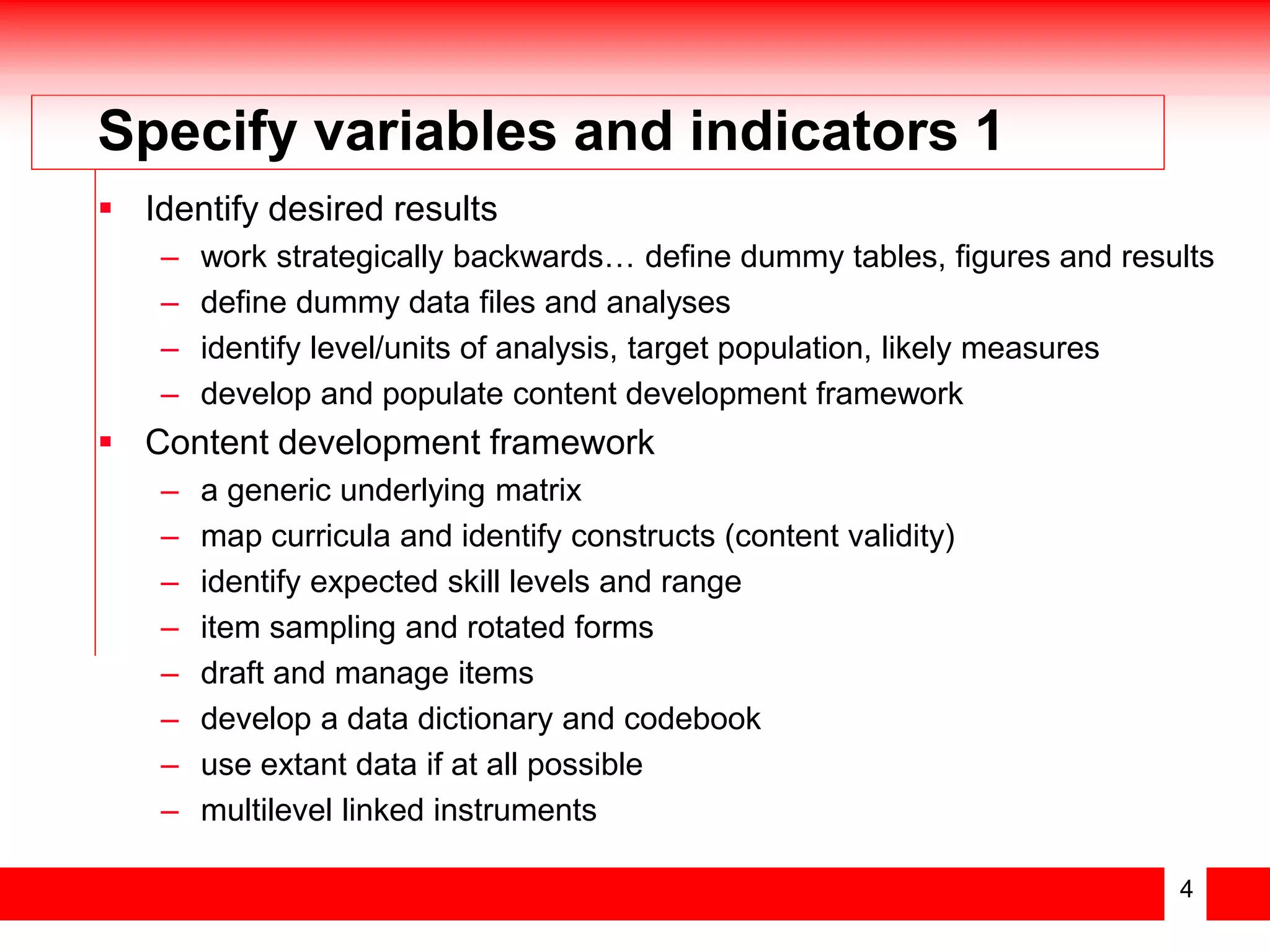 Instrument development process | PPT