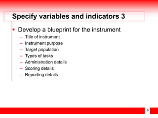 Instrument development process | PPT