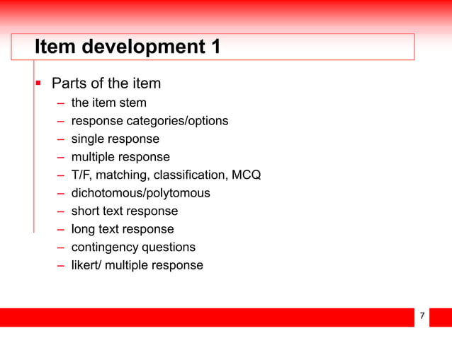 Instrument development process | PPT | Resume Writing and Advice | Job ...