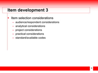 Instrument development process | PPT