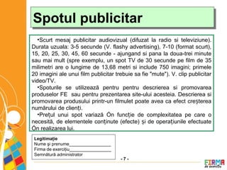 Instrumente de marketing_materiale_promotionale | PPT