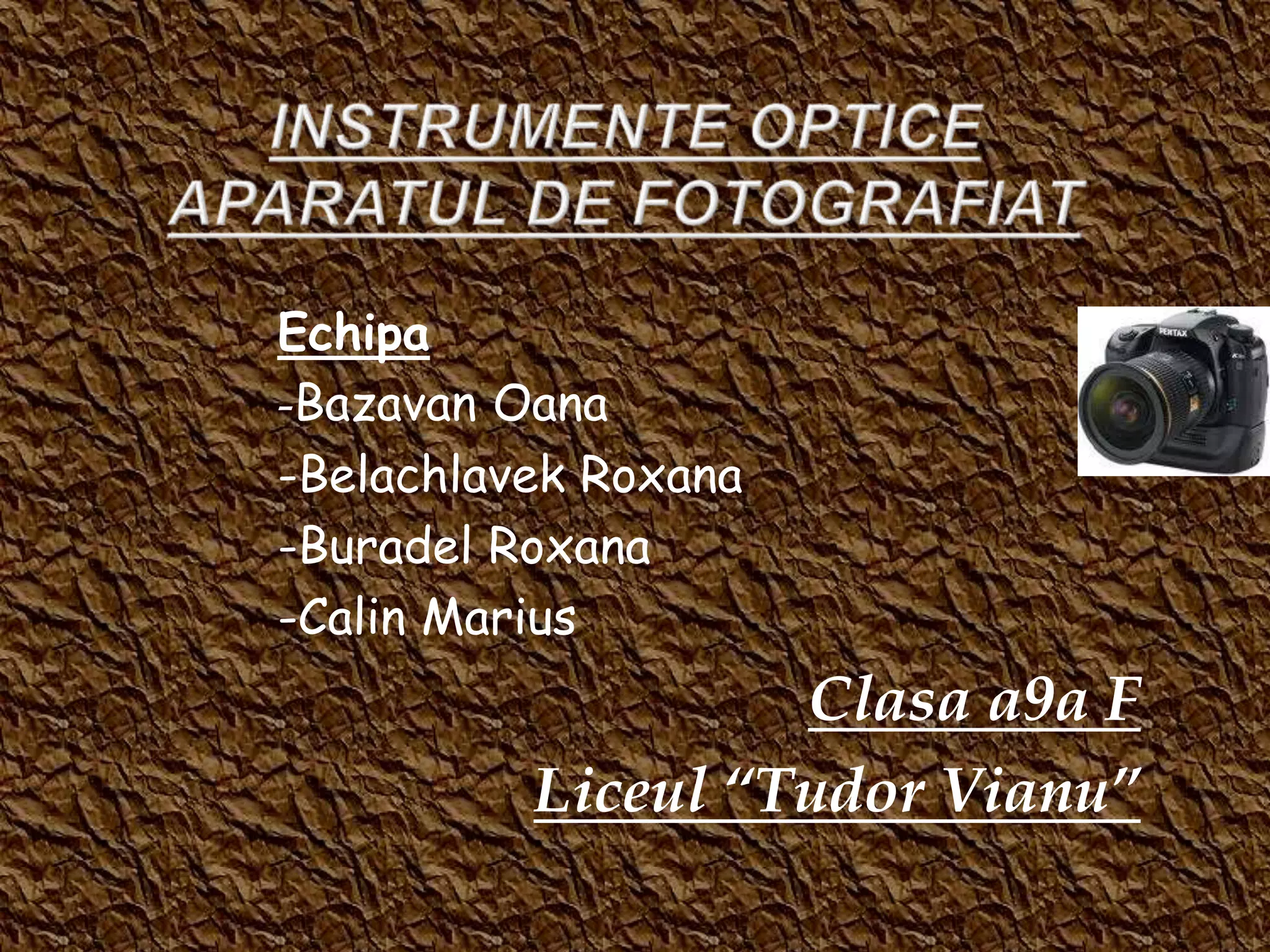 Instrumente optice | PPTX