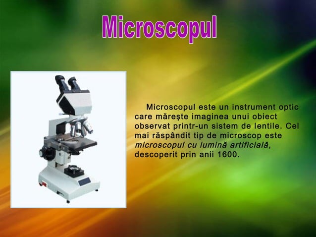 Instrumente optice | PPT