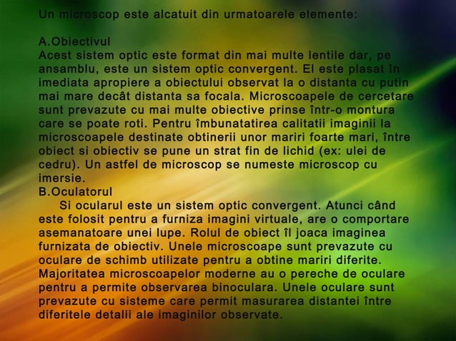 Instrumente optice | PPT