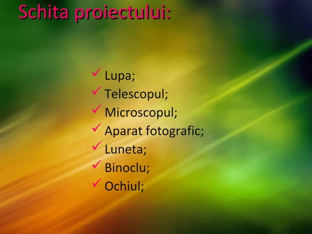 Instrumente optice | PPT