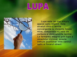 Instrumente optice | PPT