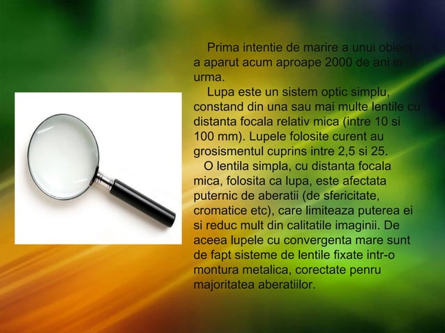 Instrumente optice | PPT