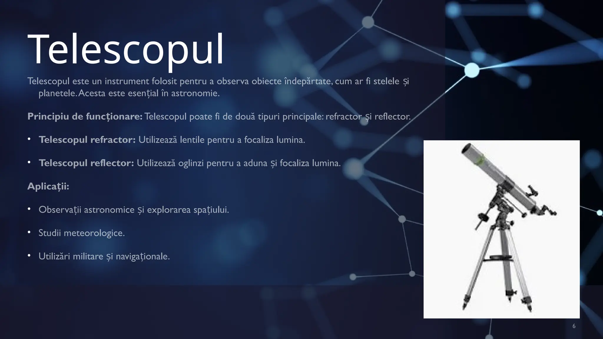Proiect fizica Instrumente optice prezentare succinta | PPTX