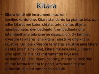 Muzik - Instrumentet muzikore | PPTX