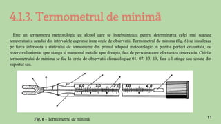 Instrumente utilizate în determinarea temperaturii aerului și solului ...
