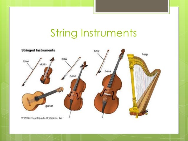 Instrument families 2