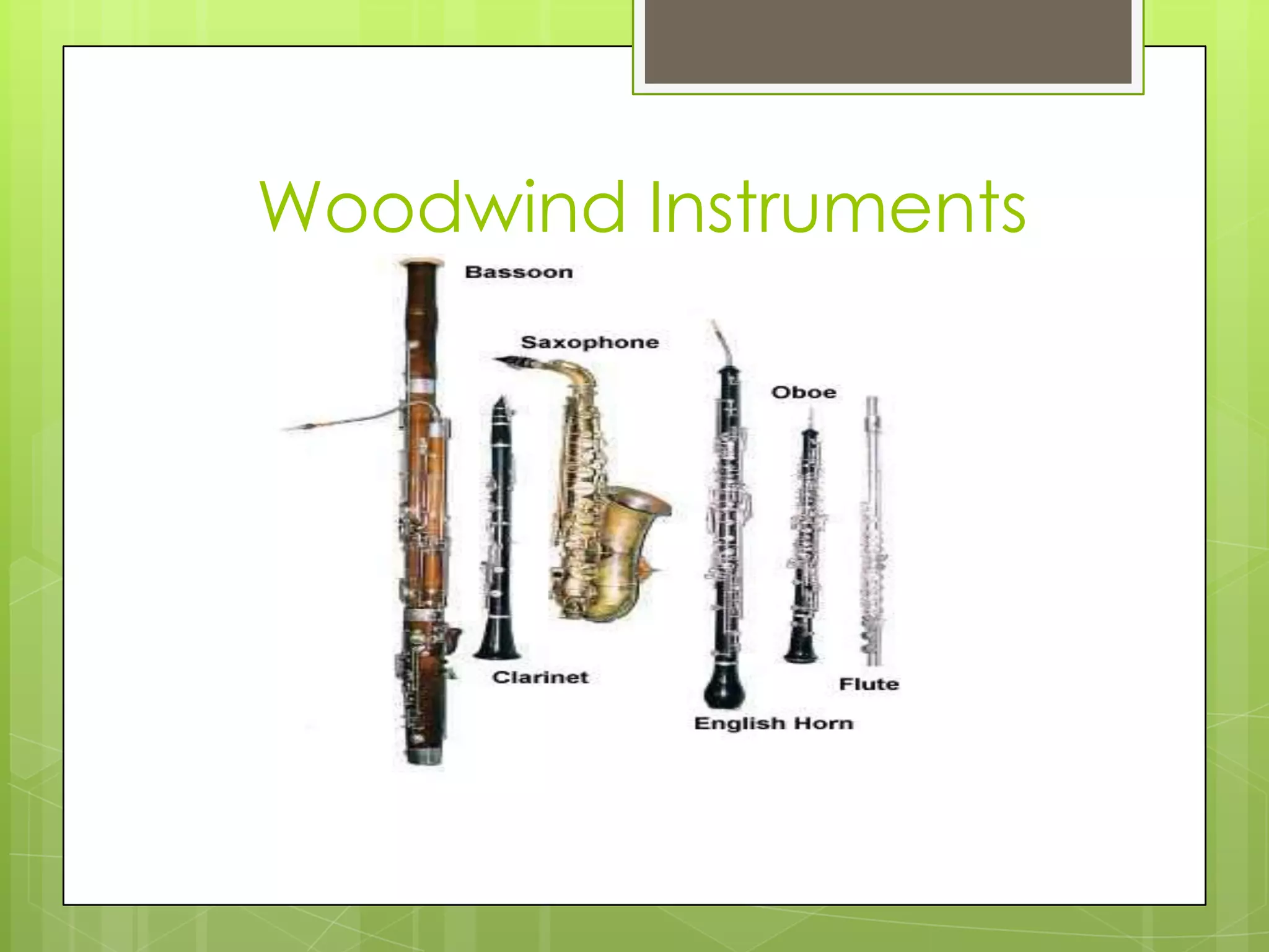 Instrument families 2 | PPT