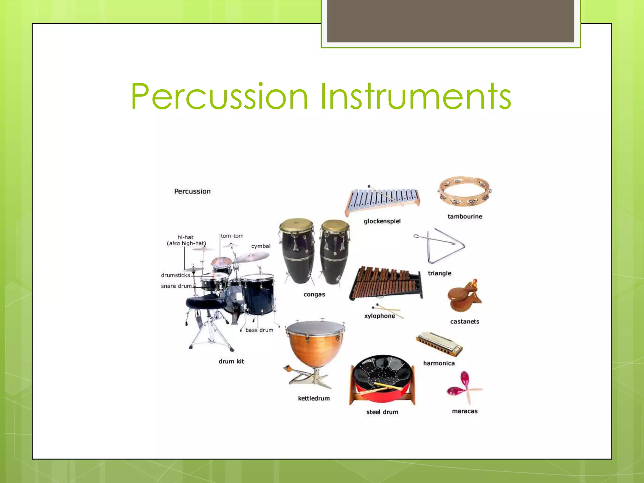 Instrument families 2 | PPT
