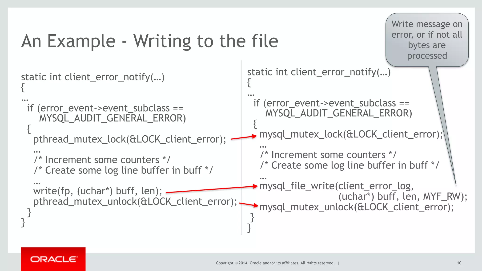 Instrumenting plugins for Performance Schema | PPT