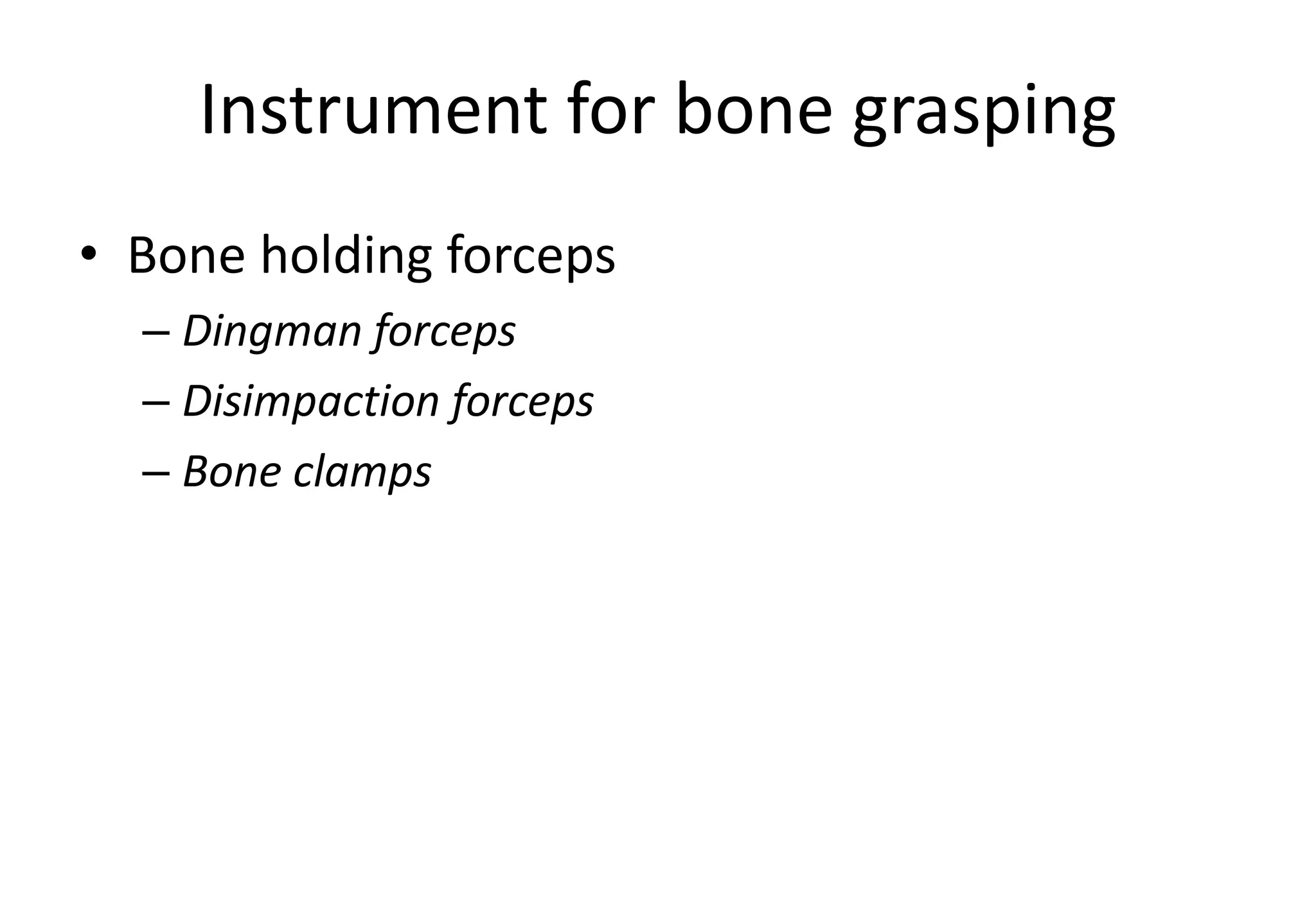 Instrument in oral surgery | PDF