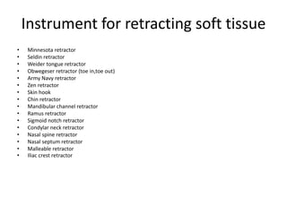 Instrument in oral surgery | PDF