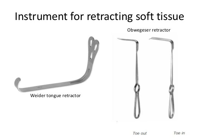 Instrument in oral surgery
