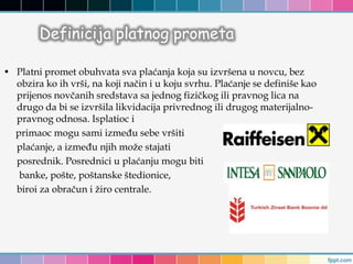 Instrumenti platnog prometa ppt | PPTX