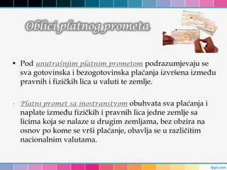 Instrumenti platnog prometa ppt | PPTX