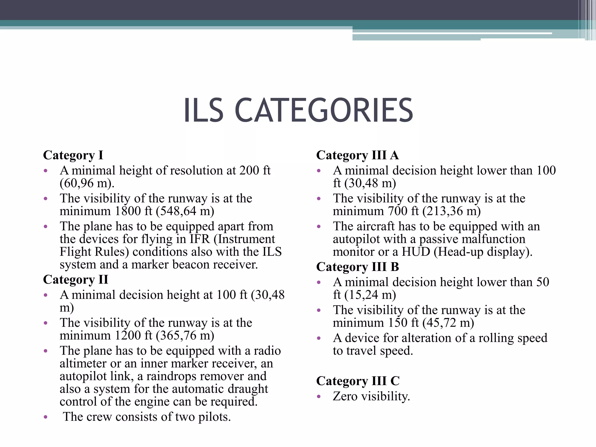 Instrument landing system (ils) | PPTX