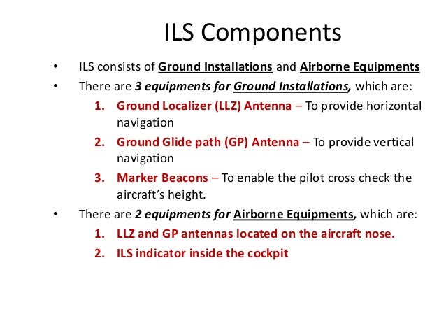 Instrument landing system (ils)