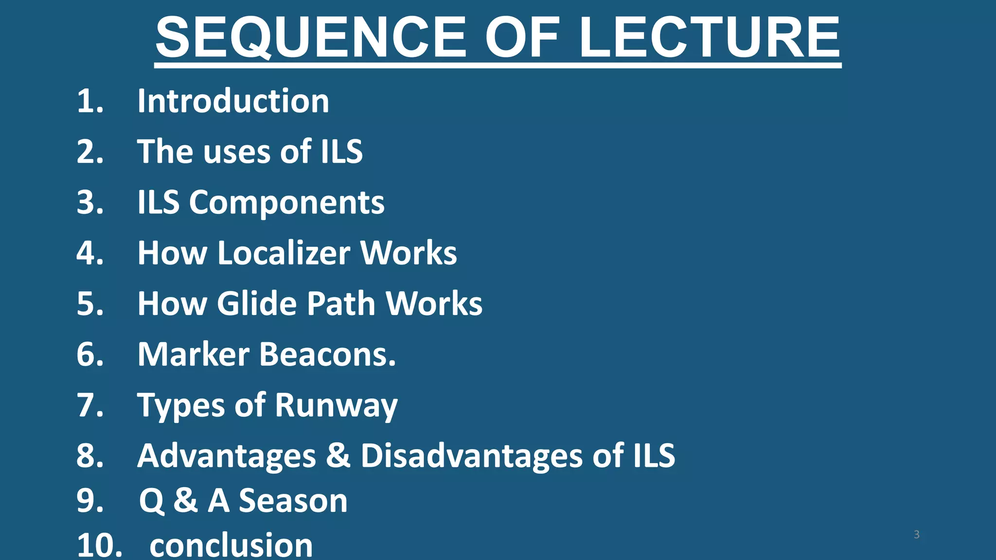 Instrument landing system (ils) ppt | PPTX