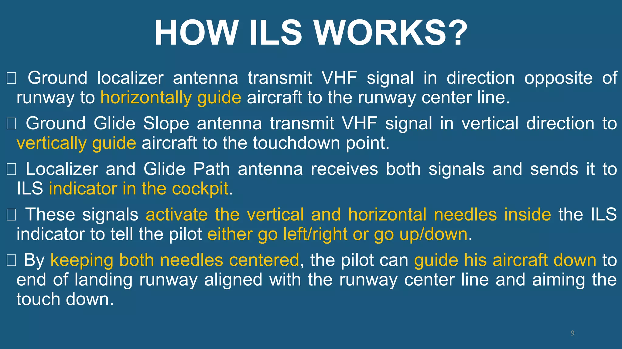 Instrument landing system (ils) ppt | PPTX