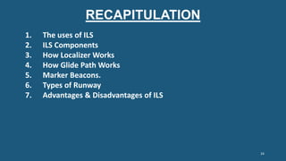 Instrument landing system (ils) ppt | PPTX