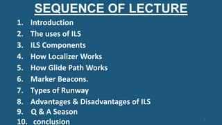 Instrument landing system (ils) ppt | PPTX