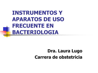 Instrumento de laboratorio | PPTX