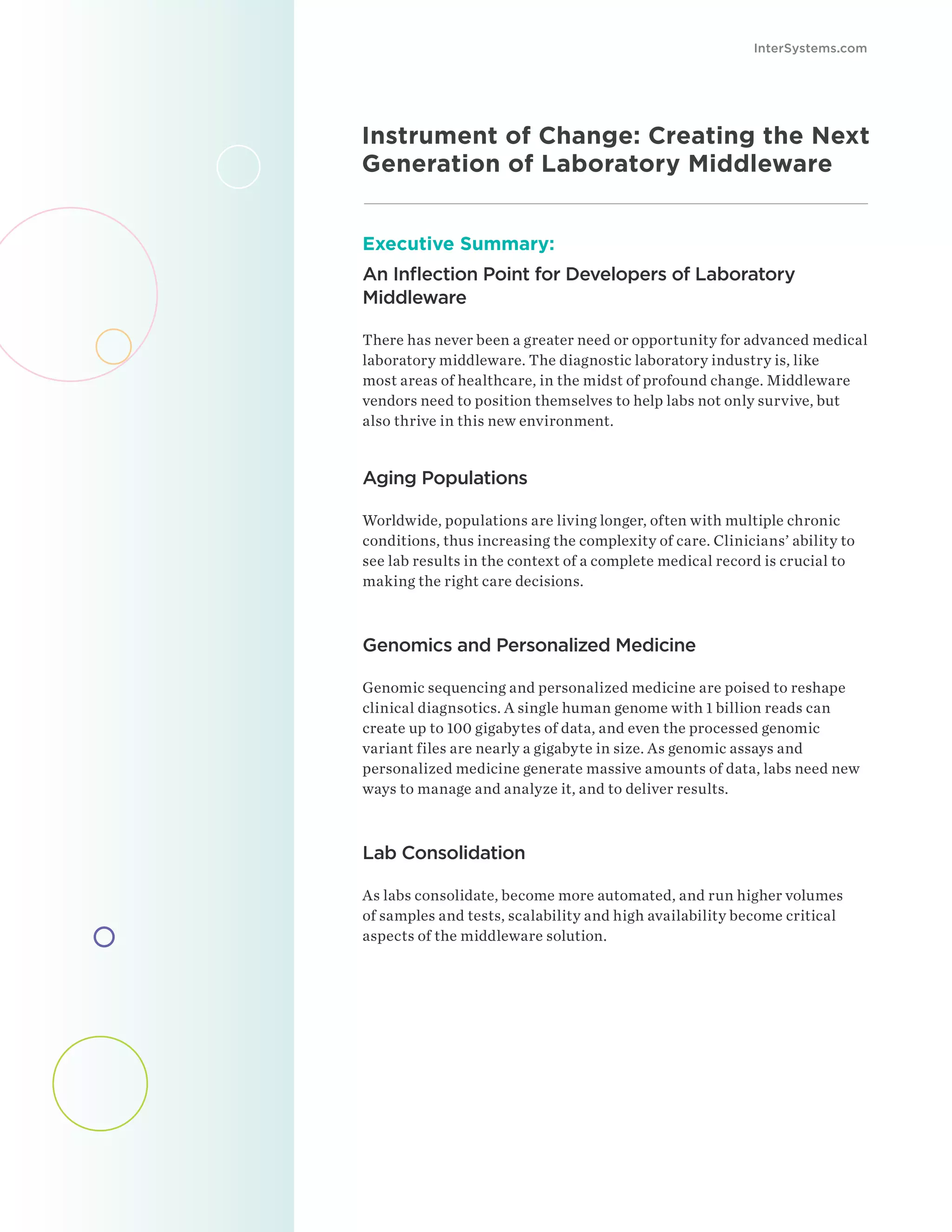 Instrument of Change: Creating the next generation of Laboratory ...