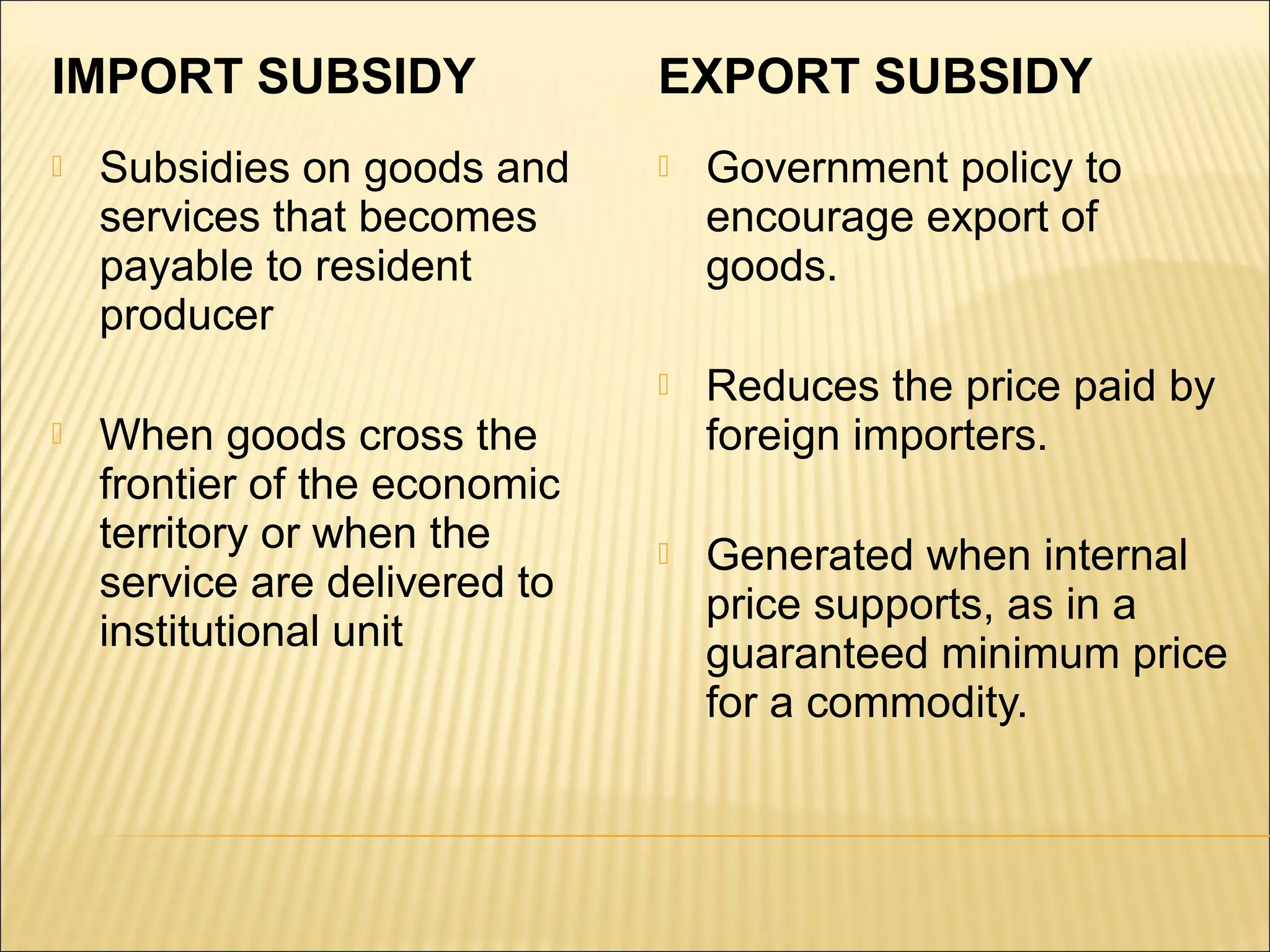 Instrument of trade policy | PPT