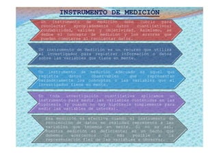 Instrumento de investigación y procesamiento de la información ...