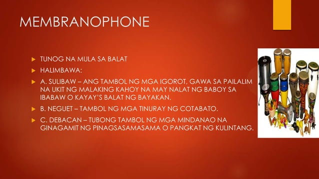 Mga katutubong instrumento ng Pilipinas | PPT | Music | Entertainment