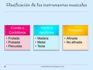 Instrumentos | PPTX
