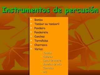 Instrumentos Do Folclore Galego | PPT