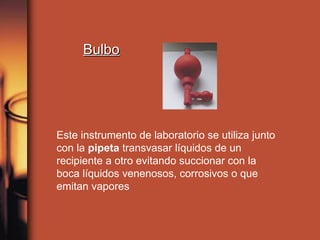 Instrumentos de laboratorio[1] | PPT